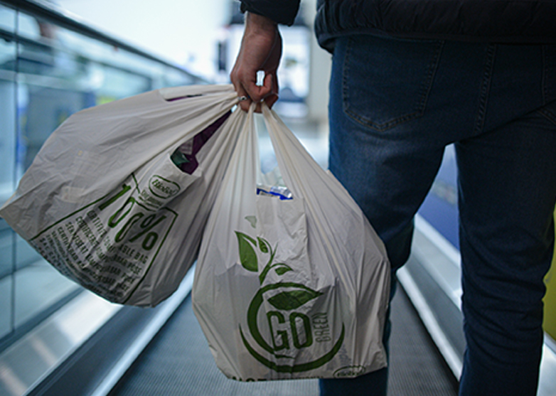 Compostable Shopping and Fruit & Vegetable Bags by Biobag