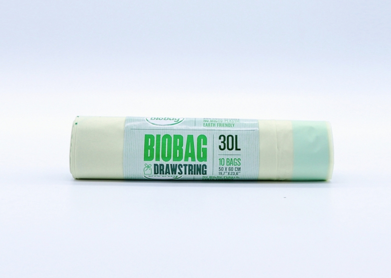 BioBag 30L Drawstring Bag | Certified Compostable Bags